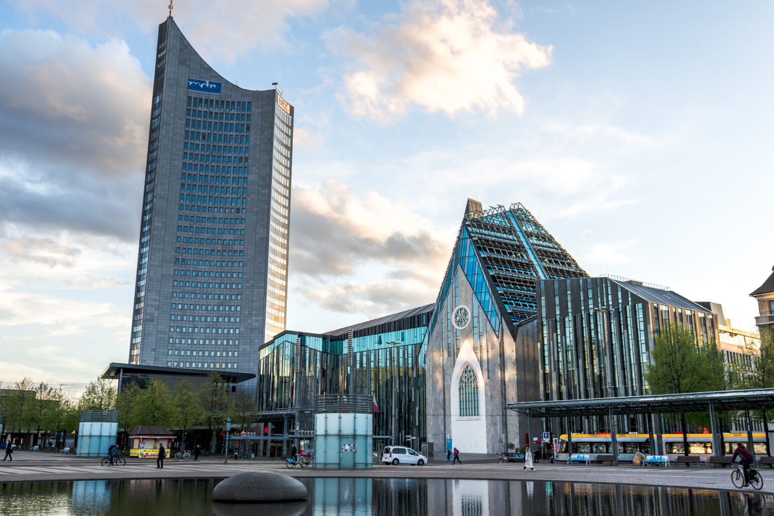 Panorama Tower - auf dem Augustusplatz Leipzig